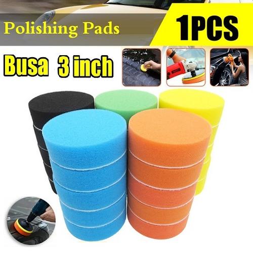 Jual 1 Pcs Busa Poles Body Mobil 3 inch Sponge Polishing Compound Flat ...