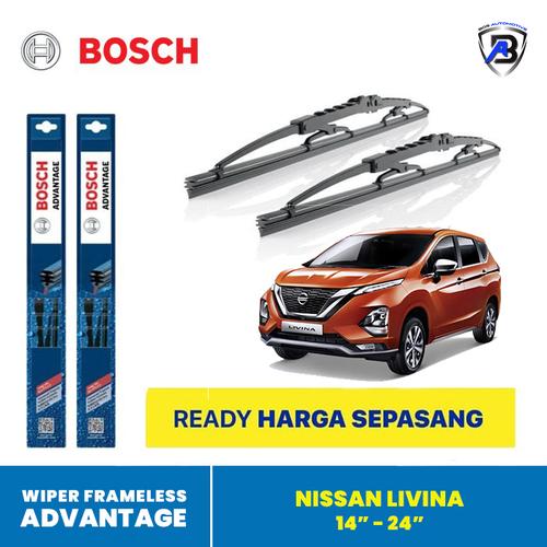 Promo Wiper Blade Mobil Grand Livina Bosch Advantage 24" - 14" Original ...