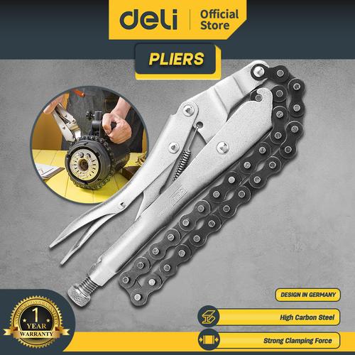 Promo Deli Tang Buaya Rantai 10 Inch / Chain Clamp Locking Plier ...