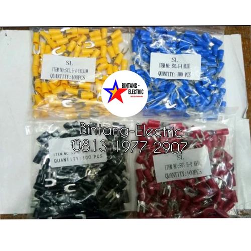 Jual Kabel Skun Y / Scun Cable Y Warna Uk. 4 mm (3.5-4) - Hitam ...