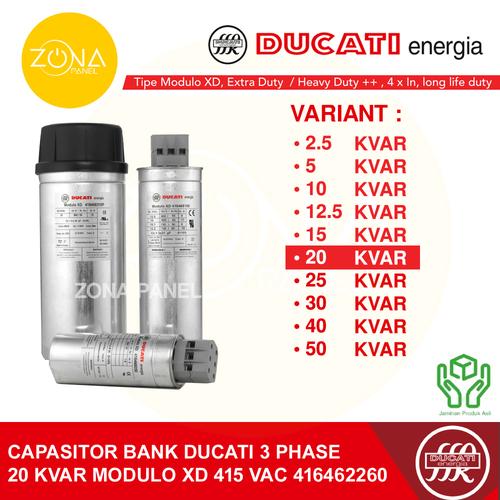 Jual KAPASITOR CAPASITOR BANK DUCATI 20 KVAR 20KVAR 415V 416462260 - Jakarta Pusat - ZONA PANEL ...
