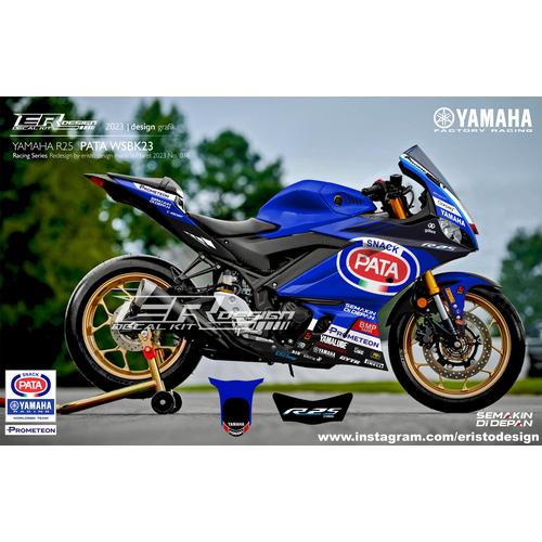 Jual decal sticker yamaha new r25 pata wsbk23 fullbody - Kota Malang ...