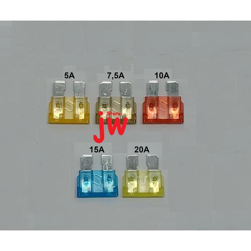 Jual Sekring Tancap Besar Motor Mobil Sepeda Listrik 5A 7.5A 10A 15A ...