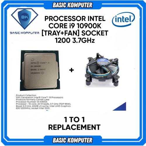 Jual PROCESSOR INTEL CORE i9 10900K [TRAY+FAN] SOCKET 1200 3.7GHz ...