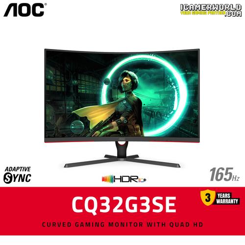 Jual AOC CQ32G3SE 32" 165Hz QHD Curved Gaming Monitor - Kota Bekasi ...