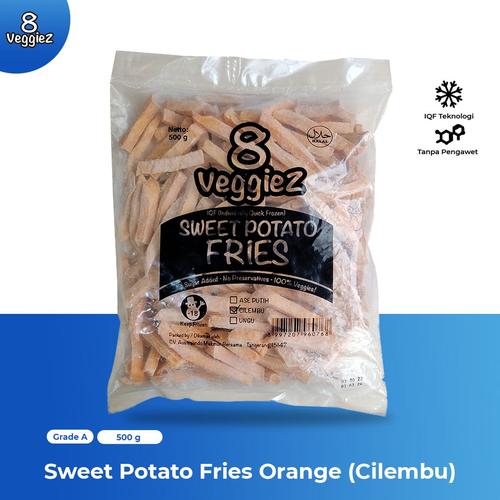 Promo 8 Veggiez IQF Sweet Potato Orange Fries 500 gr / Ubi Cilembu Beku ...