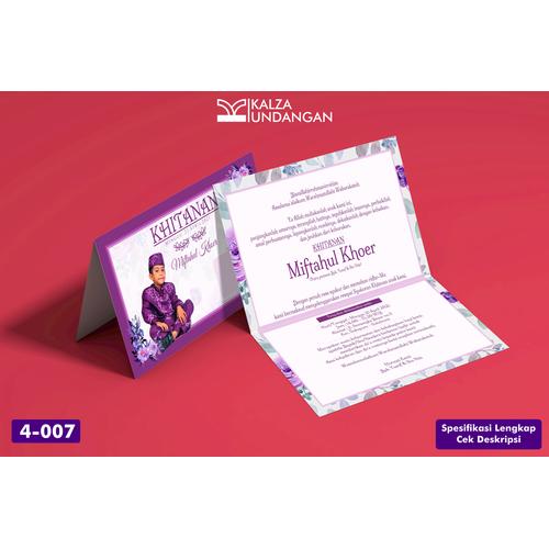 Jual Cetak Undangan Khitanan (Sunatan) Desain Kekinian !! *4-007 ...