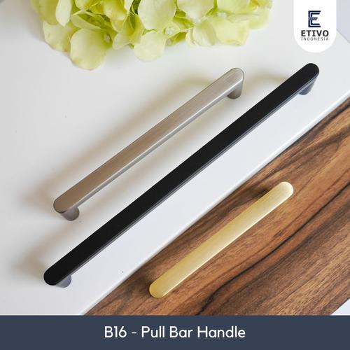 Jual B16 Pull Bar Handle Gold | Tarikan Laci Emas | Gagang Pintu Lemari ...