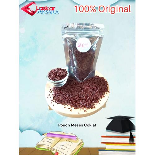 Jual Pouch Meses Coklat Butiran Coklat Sprinkle Topping Donut Kue Bolu ...