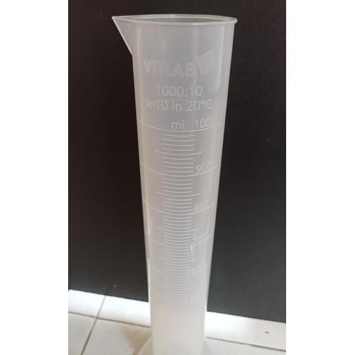 Jual Gelas Ukur VITLAB Measuring Cylinder Hydrometer Jar 1000ml PP ...