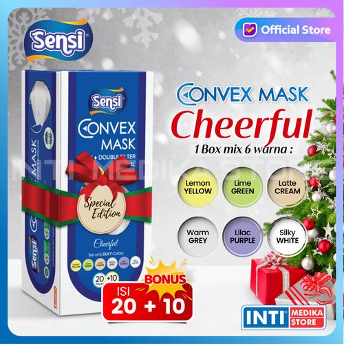 Promo SENSI - Convex Mask 5 Ply SPESIAL NATAL & TAHUN BARU | Masker ...