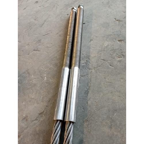 Jual Wire Rope Sling 16mm x 33.4mtr w/ Custom Swaged Threaded on Both ...