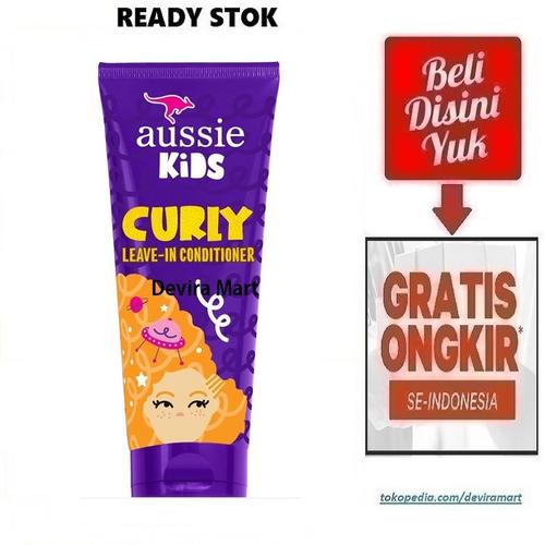Jual Aussie Kids Curly Leave-In Conditioner Hair Kondisioner Anak Ausie ...