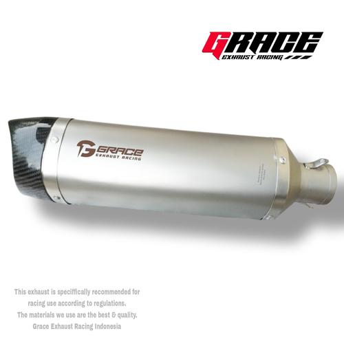 Jual knalpot original grace type x-ray pucuk carbon keflar silincer ...