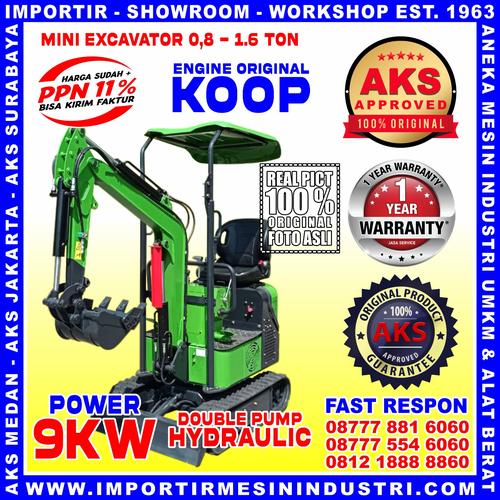 Jual Mesin Pengeruk Tanah/ Mini Excavator 1 Ton 9 Kw Unit Type SE1T ...