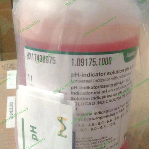 Jual Universal Indicator Solution pH 4.0-10.1 Merck Vol 1 L kode : 1. ...