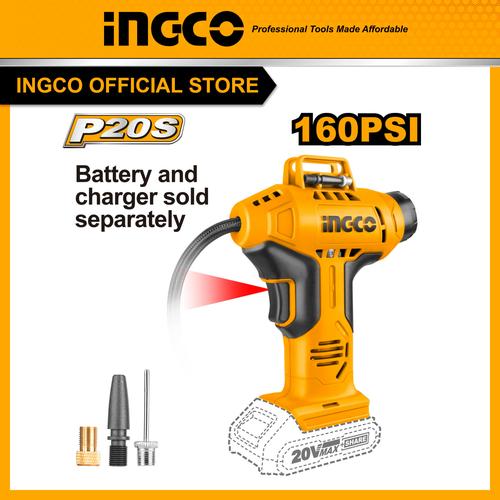 Promo KOMPRESOR CORDLESS ANGIN MINI POMPA BAN 160PSI 20V 2AH INGCO ...