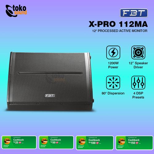 Jual FBT XPRO X-PRO 112MA 12" 1500Watt Aktif Speaker Monitor with Bluetooth - Sepasang - Jakarta ...