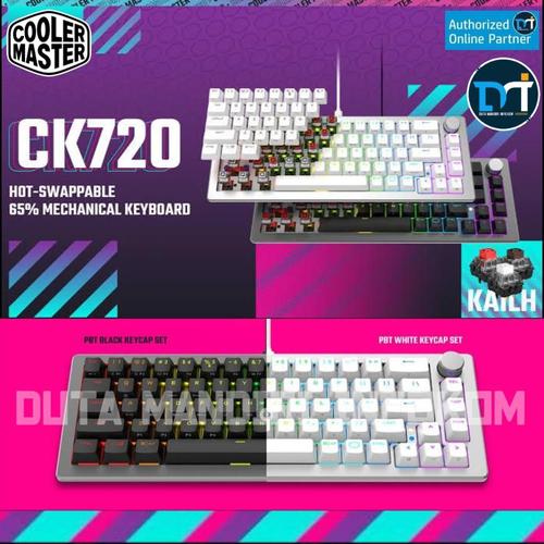 Jual Cooler Master CK720 - 65% Hot Swappable Mechanical Gaming Keyboard - Jakarta Pusat - Duta ...