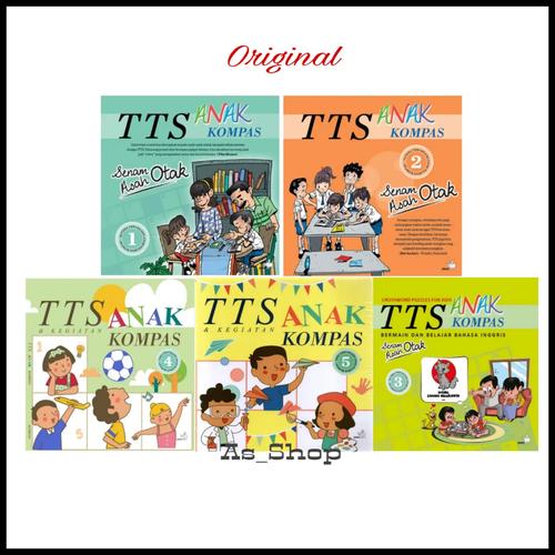 Jual BUKU TTS TEKA TEKI SILANG ANAK & KEGIATAN KOMPAS Jilid 1 2 3 4 5 - Tts AnakJilid 1 ...