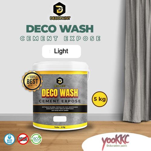 Promo Deco Wash Paint | Cat Cement Expose Warna Light | Kemasan 5 Kg ...