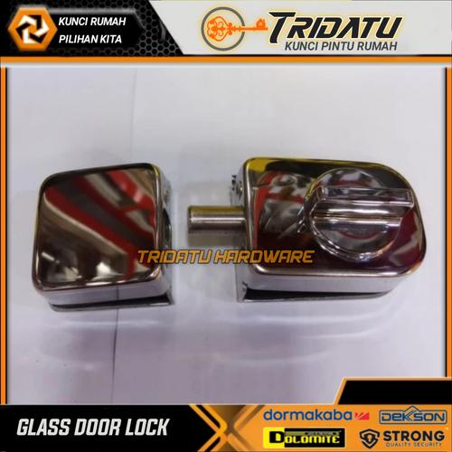 Jual Glass Door Lock GG 0081 pss Grendel Pintu kaca ke kaca stainless - Jakarta Barat - TRI DATU ...