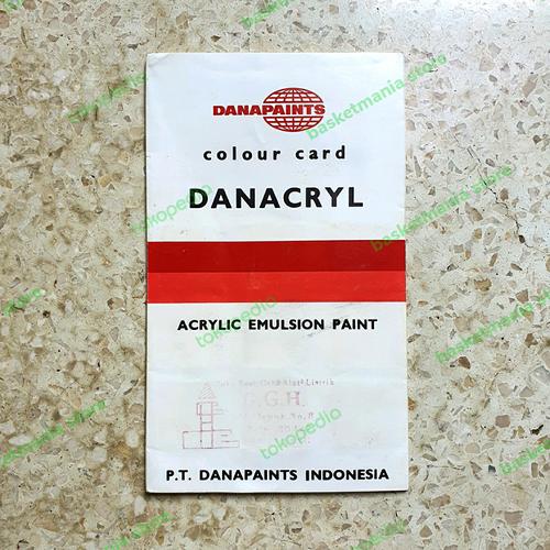 Jual color colour card chart kartu warna danapaints dana paints - Kab ...