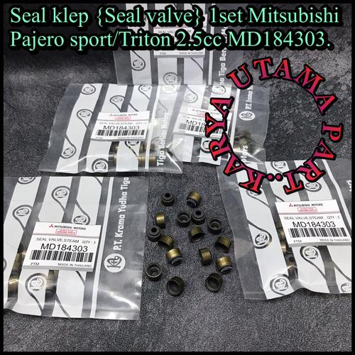 Jual Seal klep-seal valve steam mitsubishi pajero sport-triton 1set 16pcs - Jakarta Barat ...