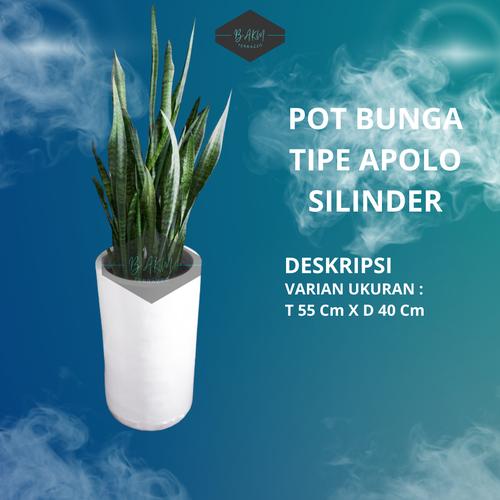 Jual POT BUNGA TERRAZZO TIPE APOLO SILINDER - Kota Depok - Bak_Air ...