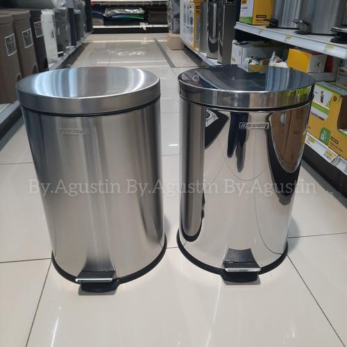 Jual KRISBOW TEMPAT SAMPAH STAINLESS 20LITER - Satin/Glossy - Kota Bekasi - By.Agustin | Tokopedia