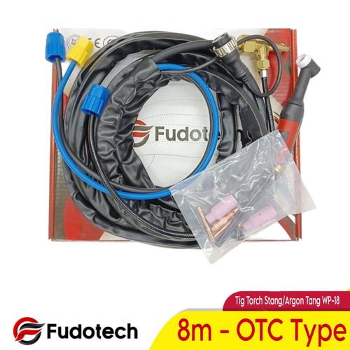 Jual Fudotech Tig Torch Stang Argon Tang Las Argon WP-18 8 meter OTC ...
