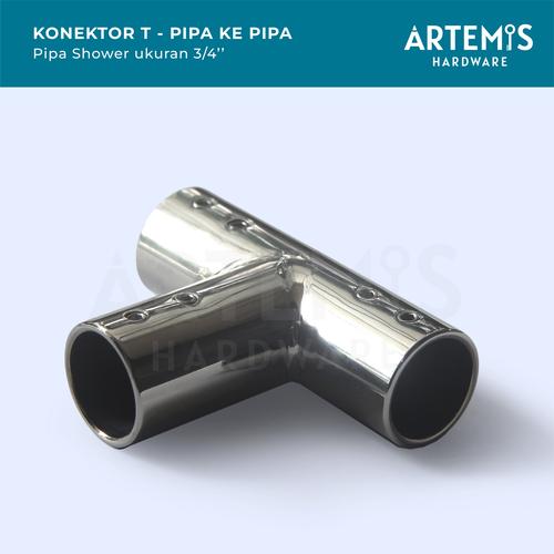 Jual Konektor T Pipa ke Pipa - Shower Tube Connector ¾’’ (19 mm ...