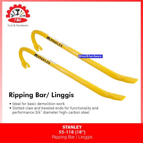 Jual Linggis Tools 55-118 18” Forged Hexa Steel Ripping Bar | STANLEY ...