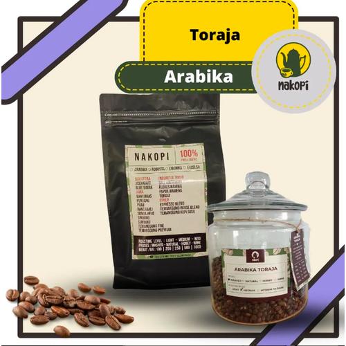 Jual Nakopi Biji Kopi dan Kopi Bubuk Arabika Toraja Sapan - 1 kg, Biji ...