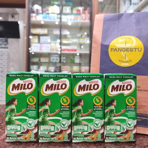 Jual Milo Kotak Activ-GO UHT Cokelat 180ml / Susu Kalsium Nestle ...