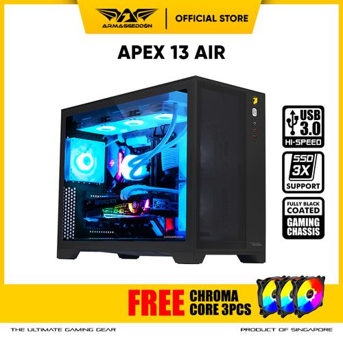 Promo Casing Gaming Armaggeddon Tessaraxx Apex 13 Air E-ATX Excelent ...