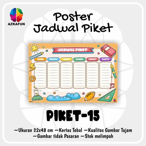 Promo Poster Jadwal Piket Part 2 - poster piket sekolah - jadwal piket ...