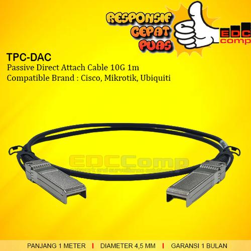 Jual SFP+ Direct Attach Cable DAC 10G 1M Compatible Cisco-MikroTik-UBNT ...