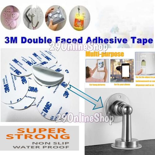 Jual double tape lem foam sticker tempel penahan pintu magnet door ...