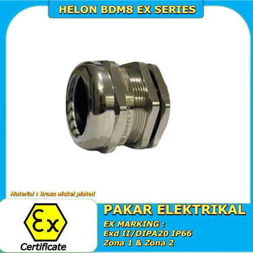 Jual Cable gland explosion proof Non Armored M20 Metric Nickel Plated ...