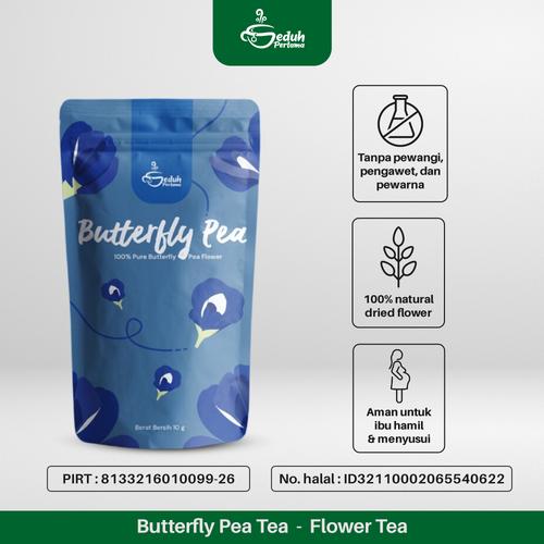 Jual BUNGA TELANG KERING / TEH BUNGA TELANG / BUTTERFLY PEA / PEWARNA ...