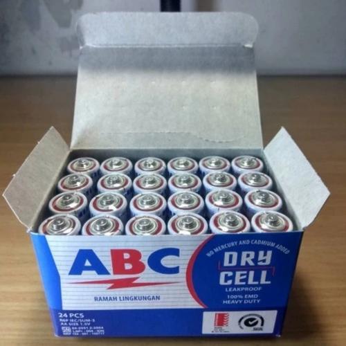 Jual Batu Baterai ABC Kecil Baterai ABC AA 1 Box isi 24 pcs - Kota ...