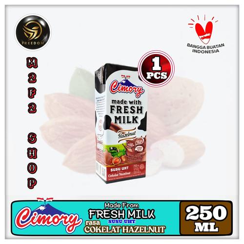 Jual Susu Cimory Fresh Milk Kotak UHT Cokelat Hazelnut - 250 ml (Satuan ...