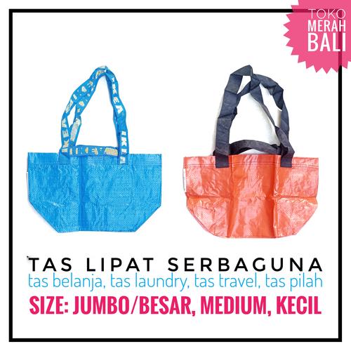 Jual Tas kantong belanja lipat besar, tas karung plastik, tas laundry ...
