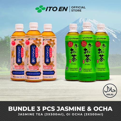 Promo ITO EN Paket Jasmine Tea 3 pcs & Oi Ocha Tea 3 pcs - Bundle Mix ...