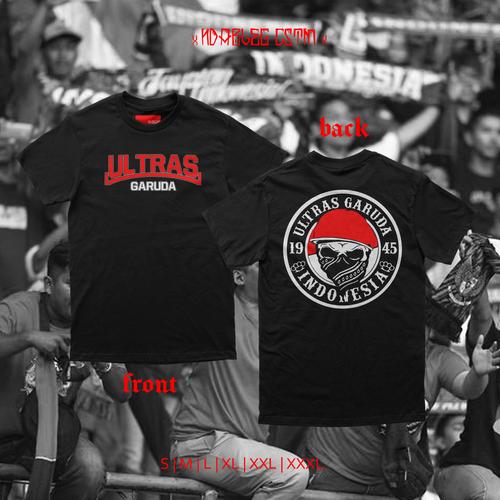 Jual kaos ultras garuda indonesia depan belakang - Hitam, M - Jakarta ...
