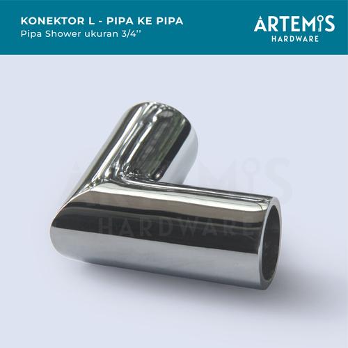 Jual Konektor L Pipa ke Pipa - Shower Tube Connector ¾’’ (19 mm ...