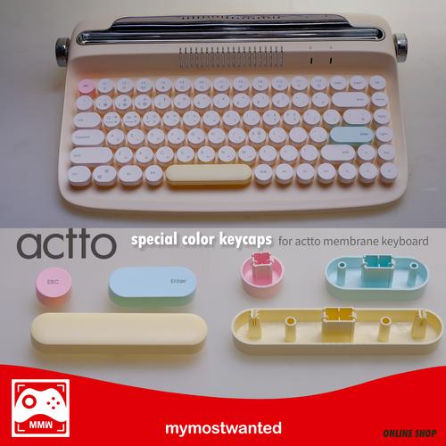 Jual 3 Custom Macaron KEYCAPS for ACTTO Membrane Keyboards - Jakarta ...