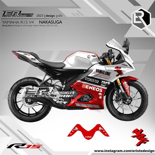 Jual decal sticker yamaha r15 v4 nakasuga fullbody - Kota Malang - E.R ...