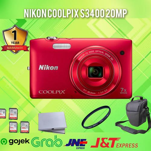 Jual Camera Nikon Coolpix S3400 / Kamera Digital Nikon Coolpix S3400 ...